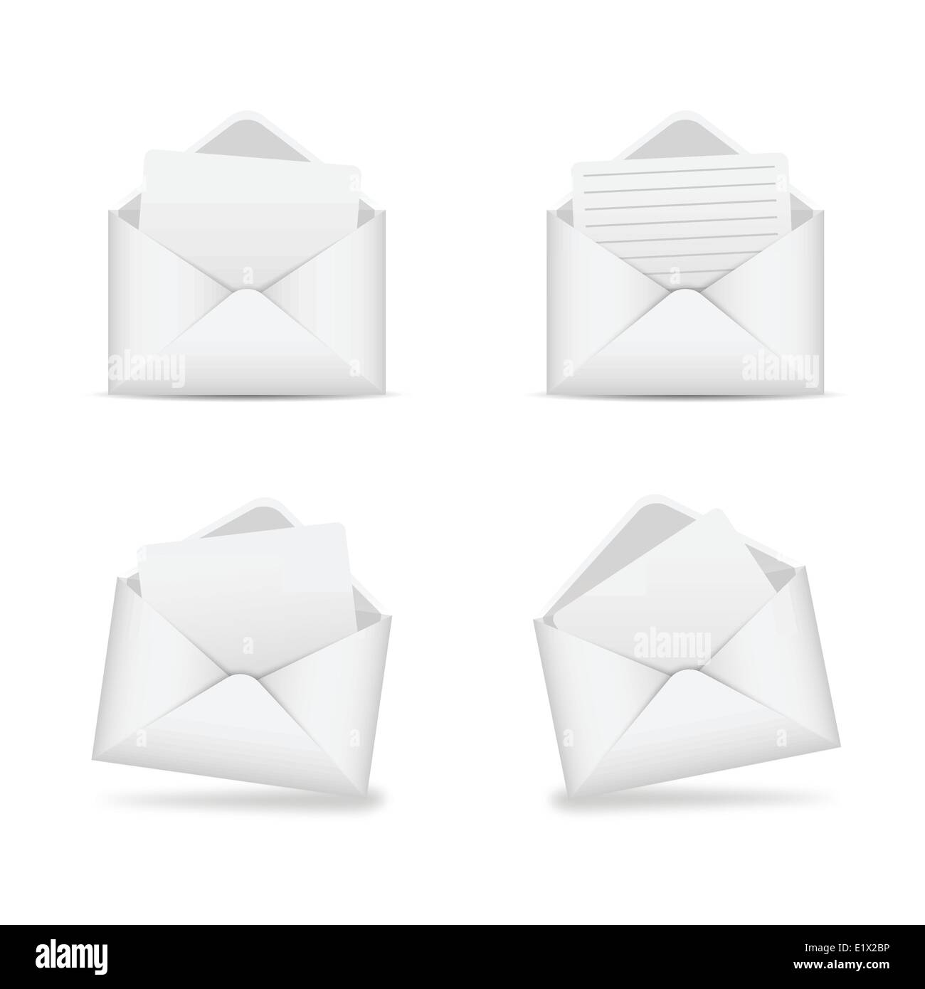 Set of envelope icons vector eps10 Stock Vector Image & Art - Alamy