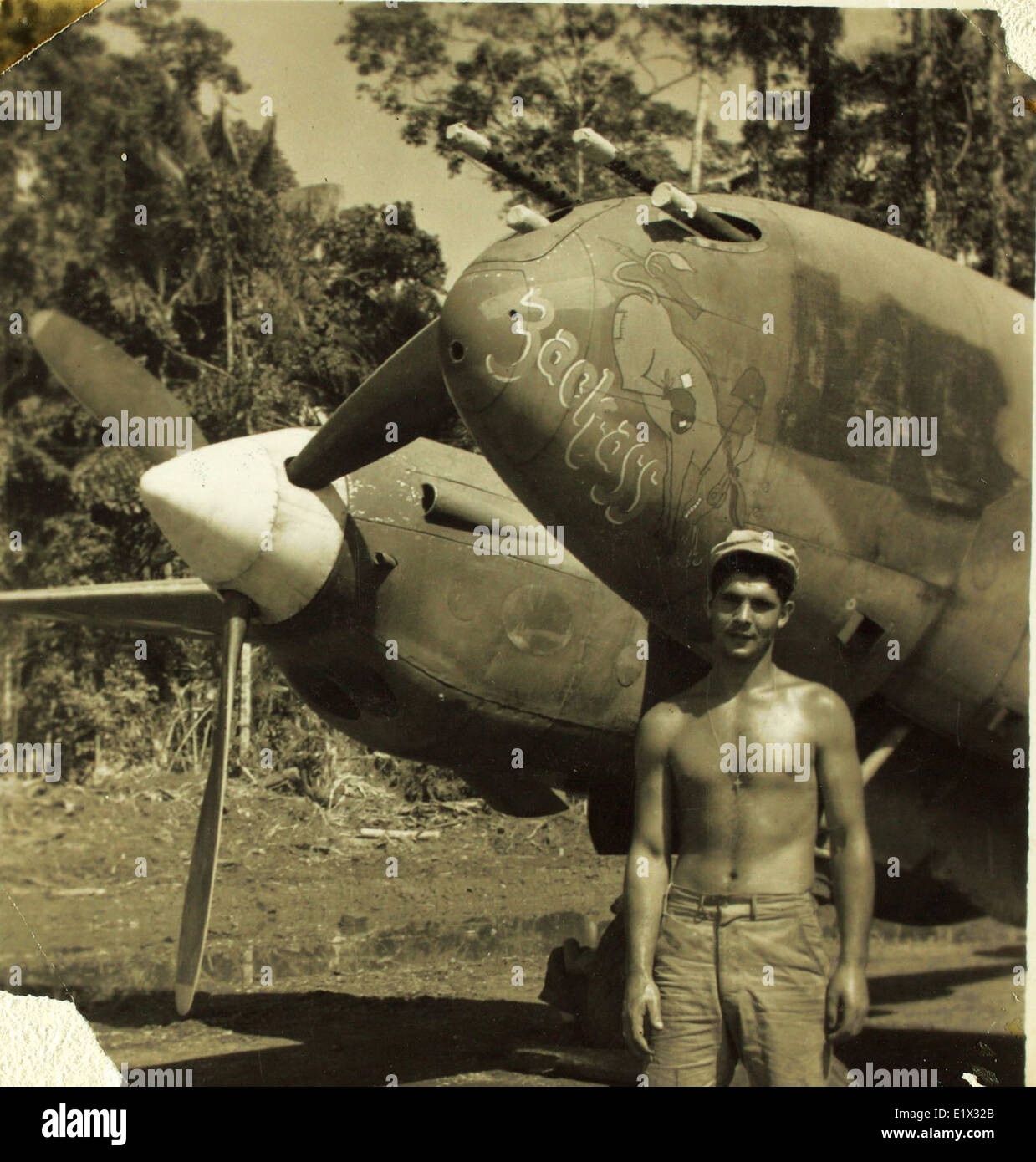 The 36th Fighter Group of the 7th Air Force operated P-38 Lightning ...