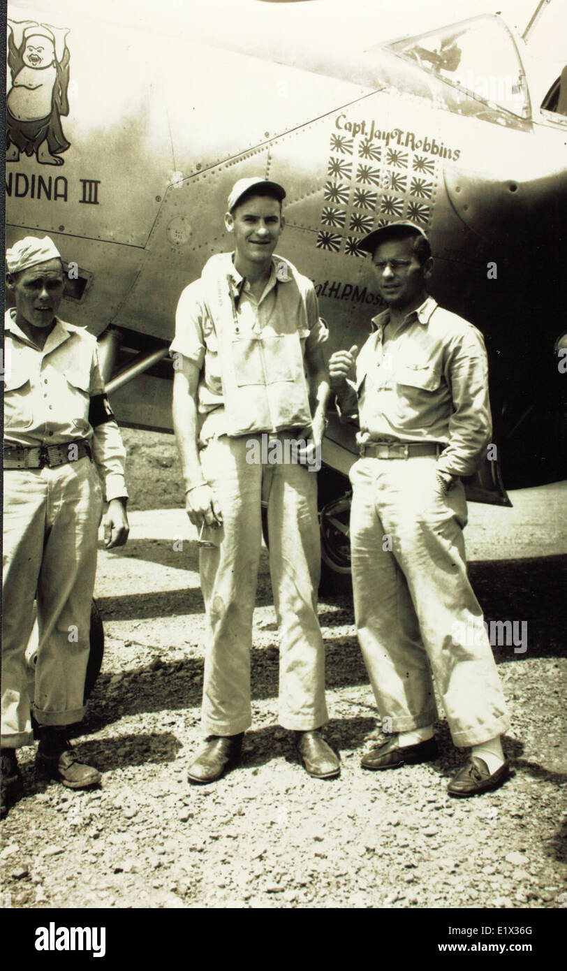 Jay T. Robbins was a leading ace in the 80th Fighter Squadron, part of ...