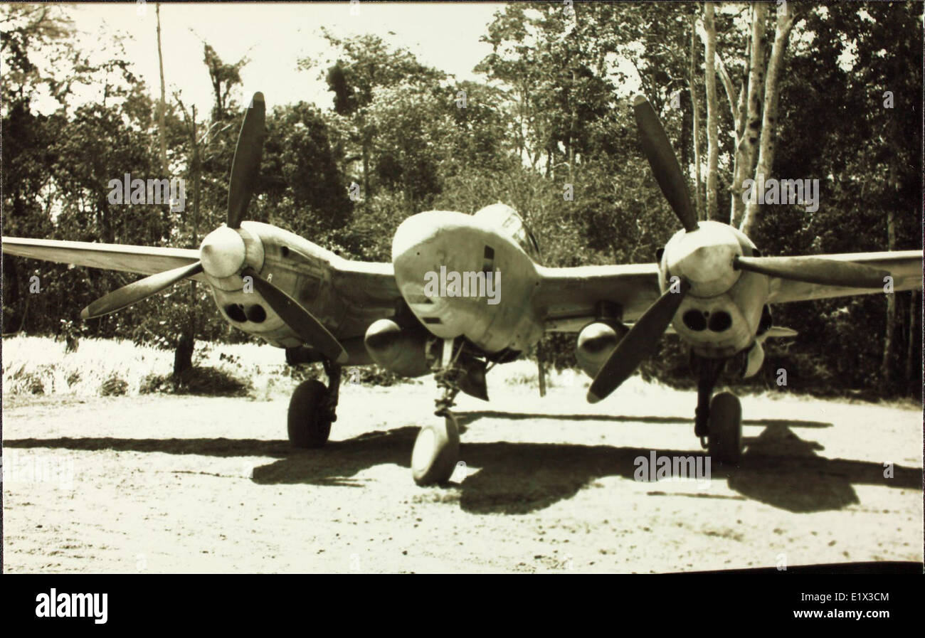 The Lockheed F-4, a photo reconnaissance version of the P-38 Lightning ...