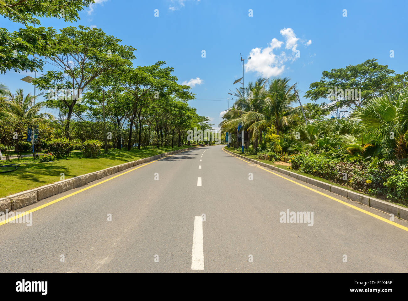 tropical country road Stock Photo - Alamy