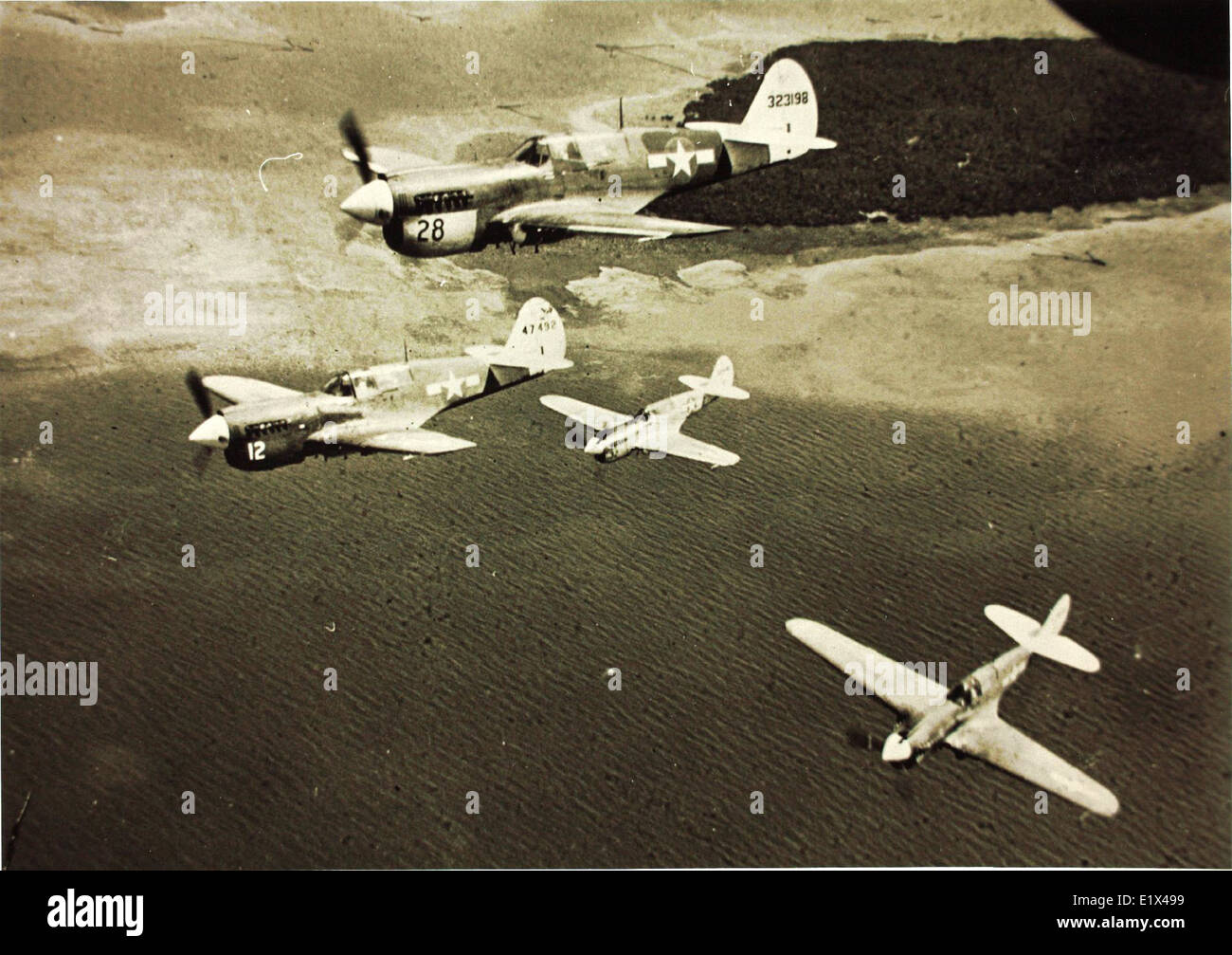The Curtiss P-40 Warhawk was a prominent fighter aircraft used by the ...