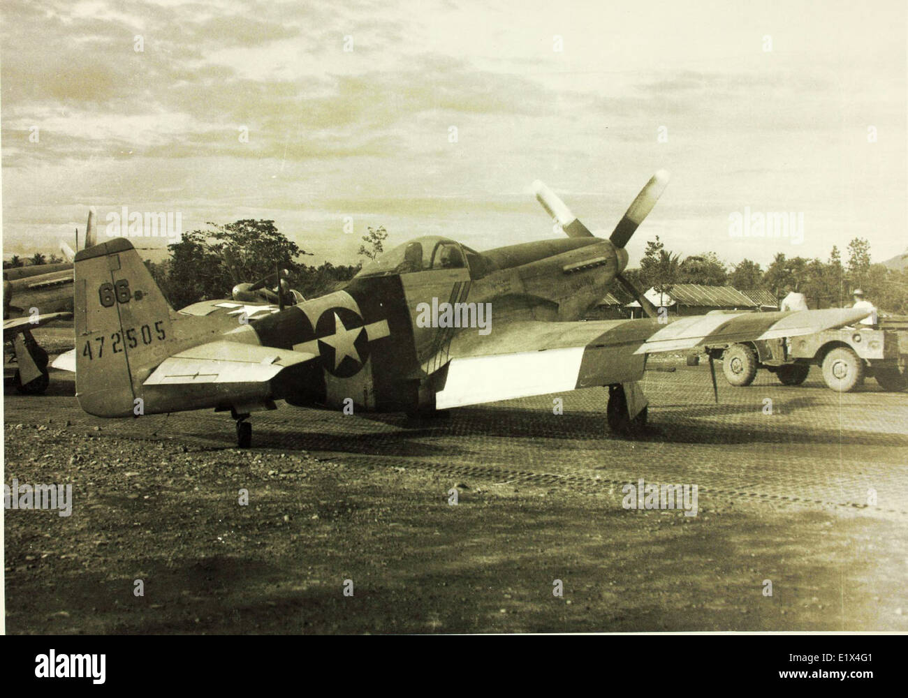 The North American F-6 Mustang, used by the 71st Tactical ...