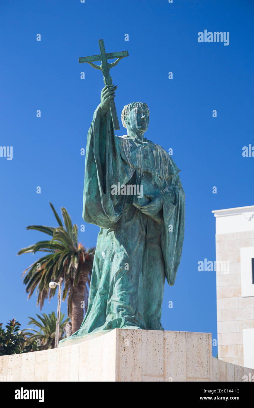 Statue of Sao Goncalo, Lagos. Algarve, Portugal Stock Photo - Alamy