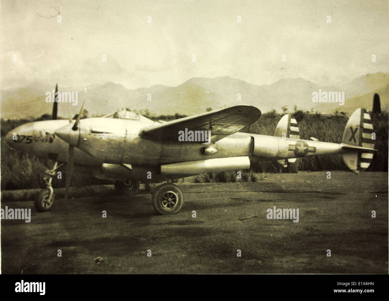 The Lockheed P-38 Lightning, used by the 6th Reconnaissance Group ...