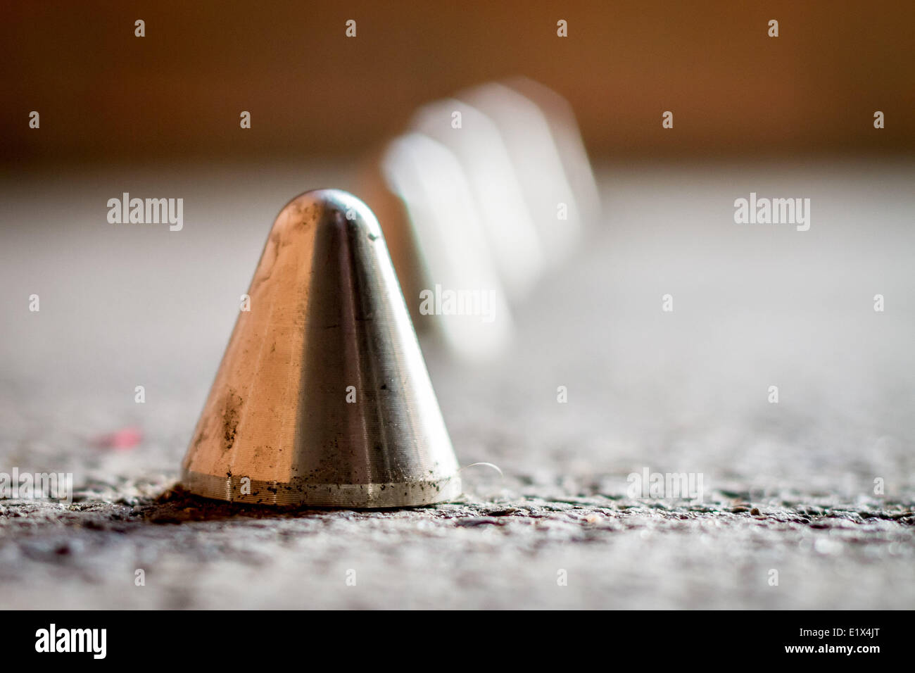London, UK. 10th June 2014. Anti-Homeless Spikes outside Southwark ...