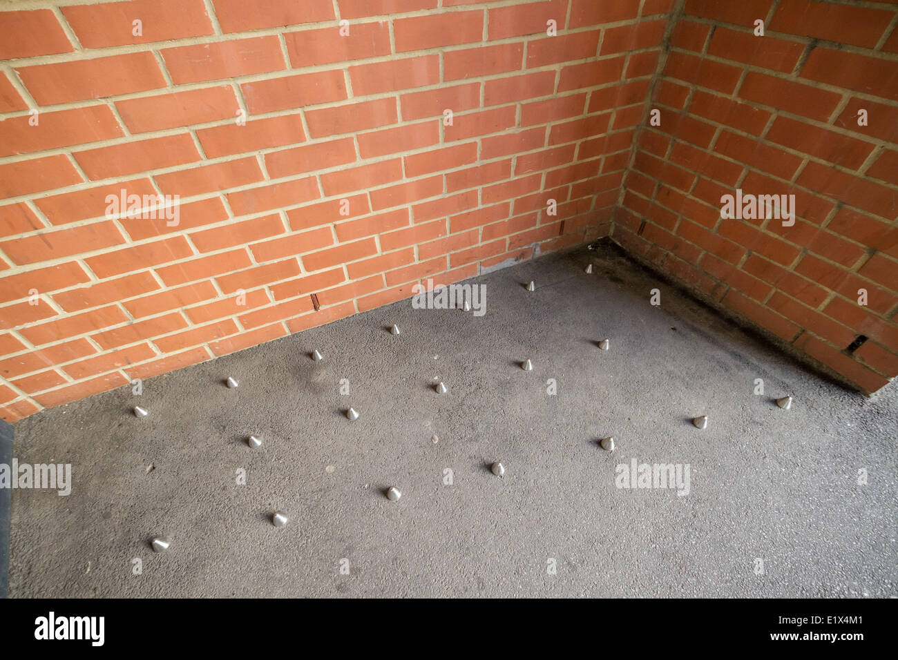 London, UK. 10th June 2014. Anti-Homeless Spikes outside Southwark ...