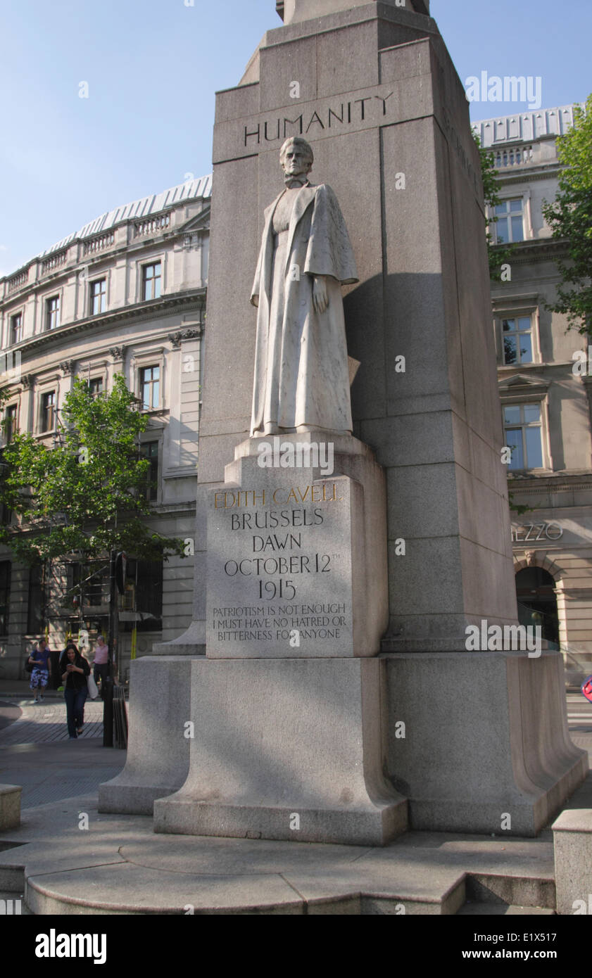 Statue of edith cavell hi-res stock photography and images - Alamy