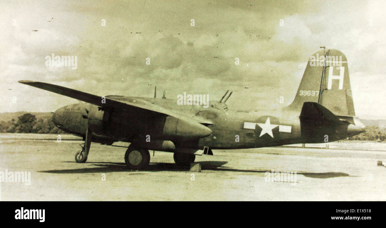 The A-20 Havoc, assigned to the 3rd Bomb Group during World War II, was ...