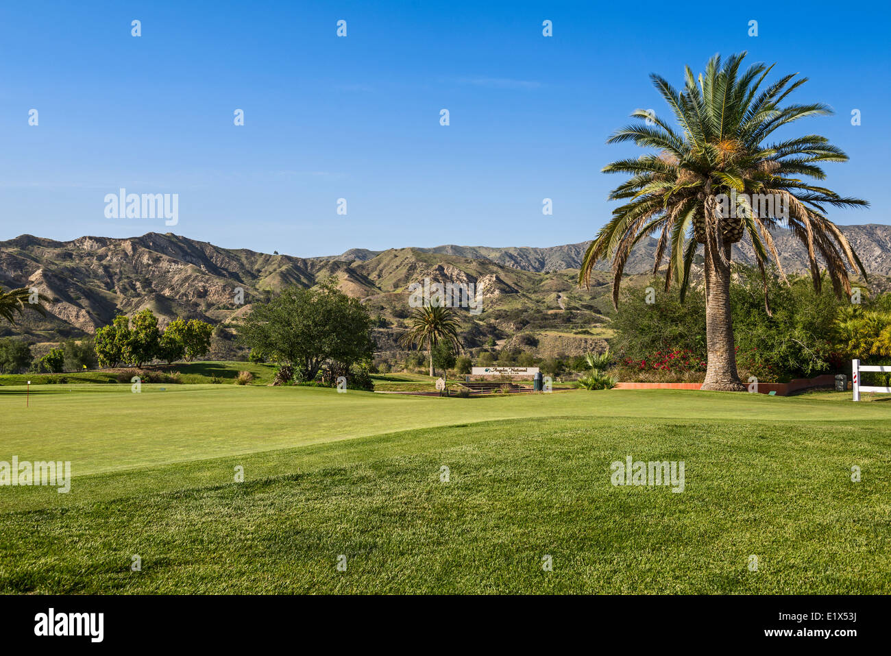The magnificent Angeles National Golf Club course Stock Photo - Alamy