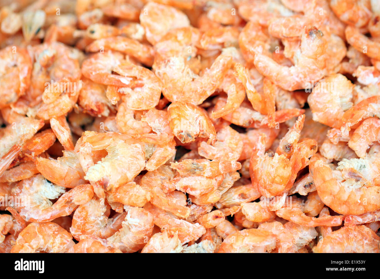texture of shrimp after drying in sunlight a ready cooking Stock Photo ...