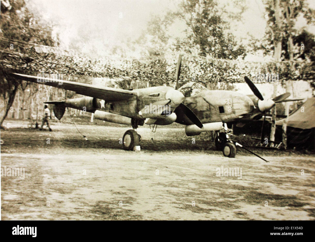 The Lockheed P-38 (F-5) was used by the 6th Reconnaissance Group during ...