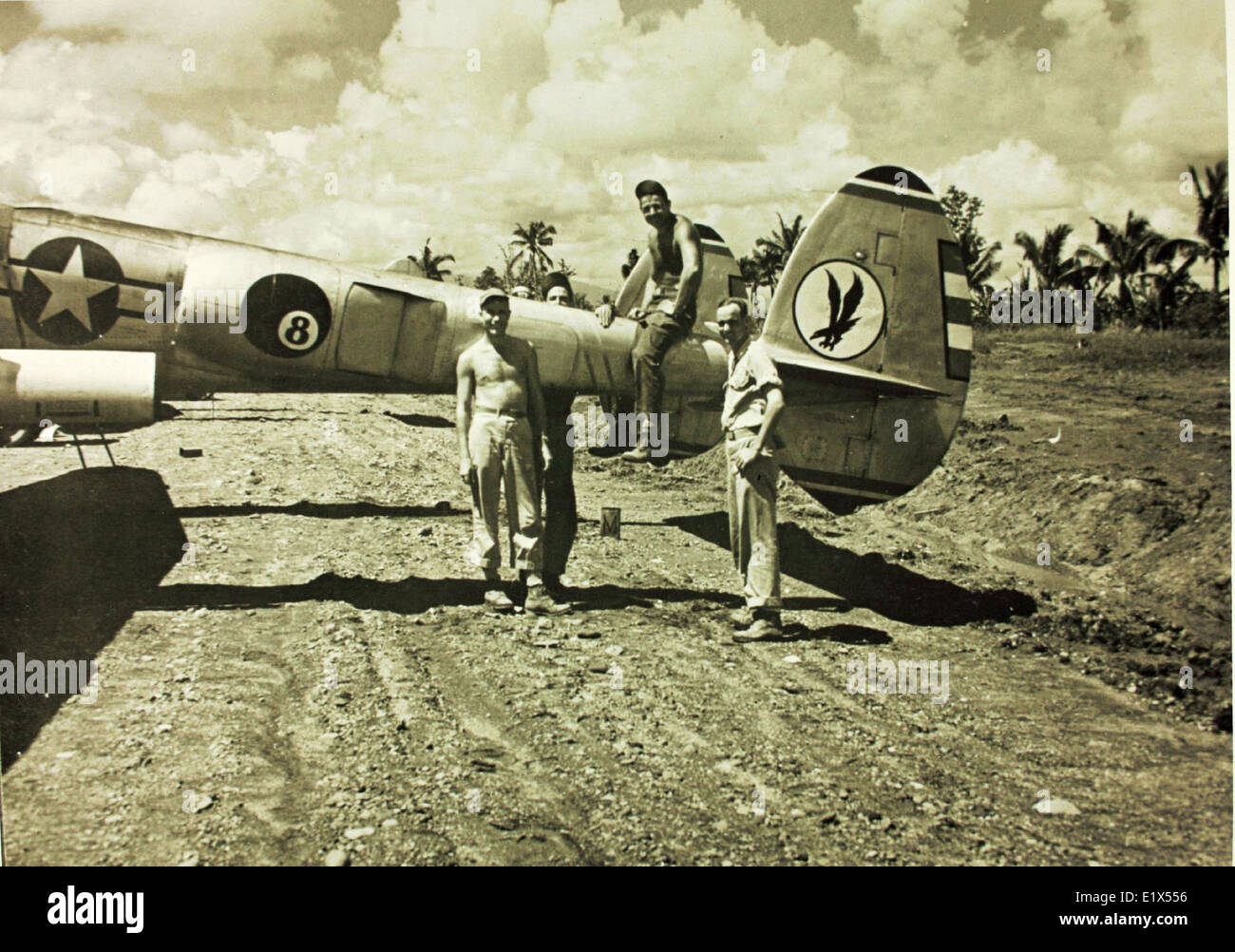 The 6th Recon Group, operating Lockheed P-38 (F-5) aircraft during ...