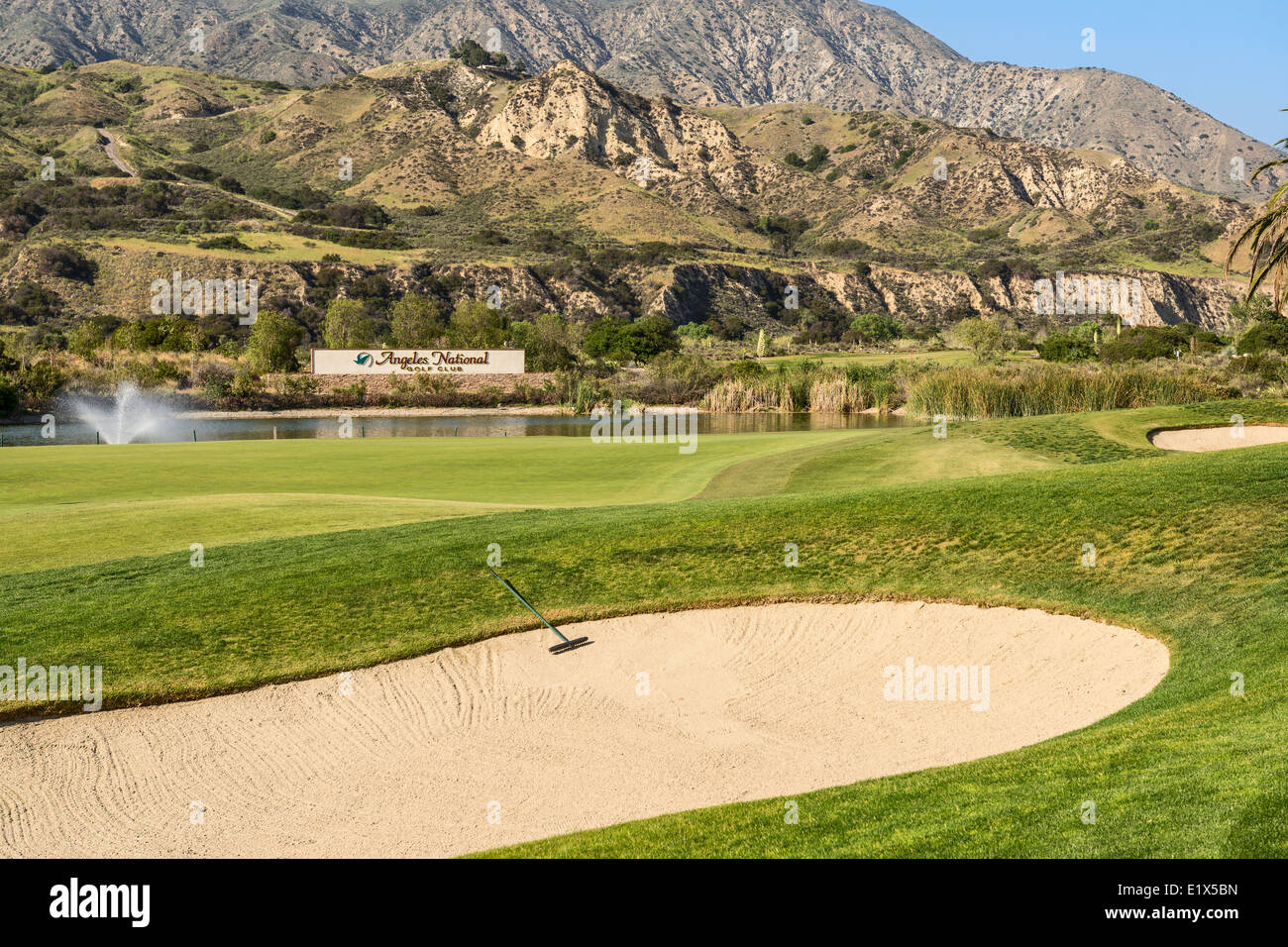 The magnificent Angeles National Golf Club course Stock Photo - Alamy