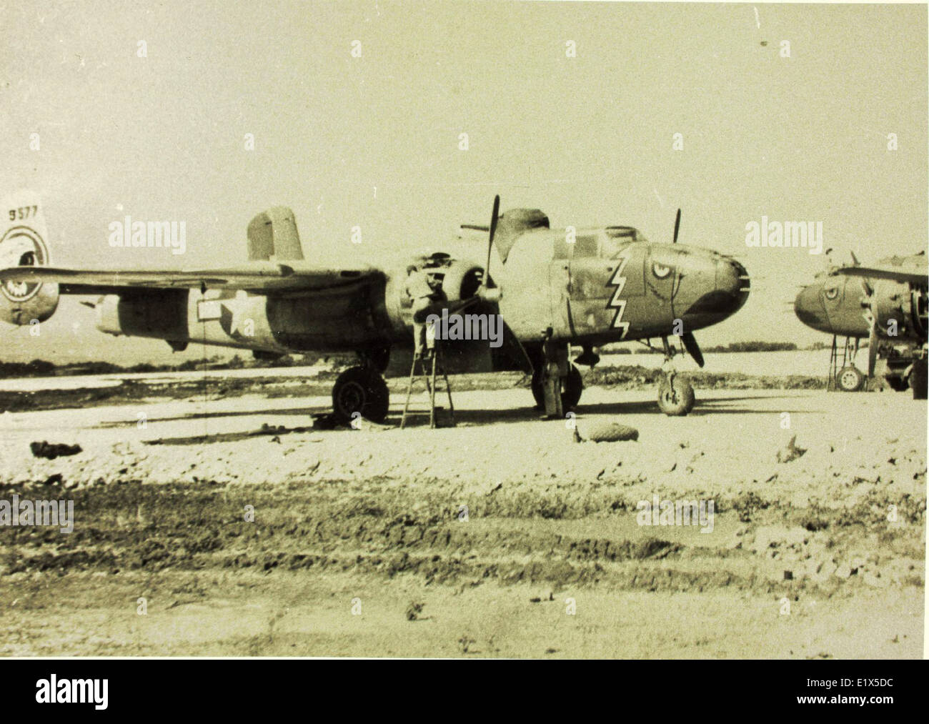 The 345th Bomb Group, flying the North American B-25 Mitchell, served ...