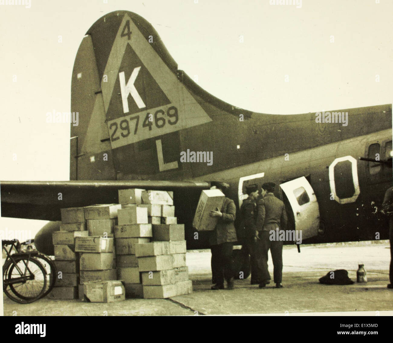 The Boeing B-29 Superfortress, used by the 379th Bomb Group during ...