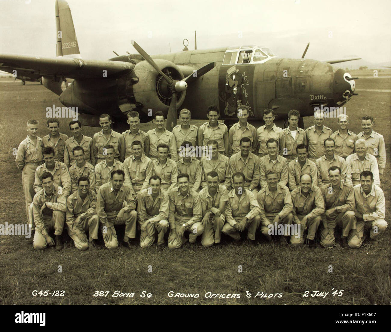 The 387th Bomb Squadron operated A-20 Havoc bombers during World War II ...