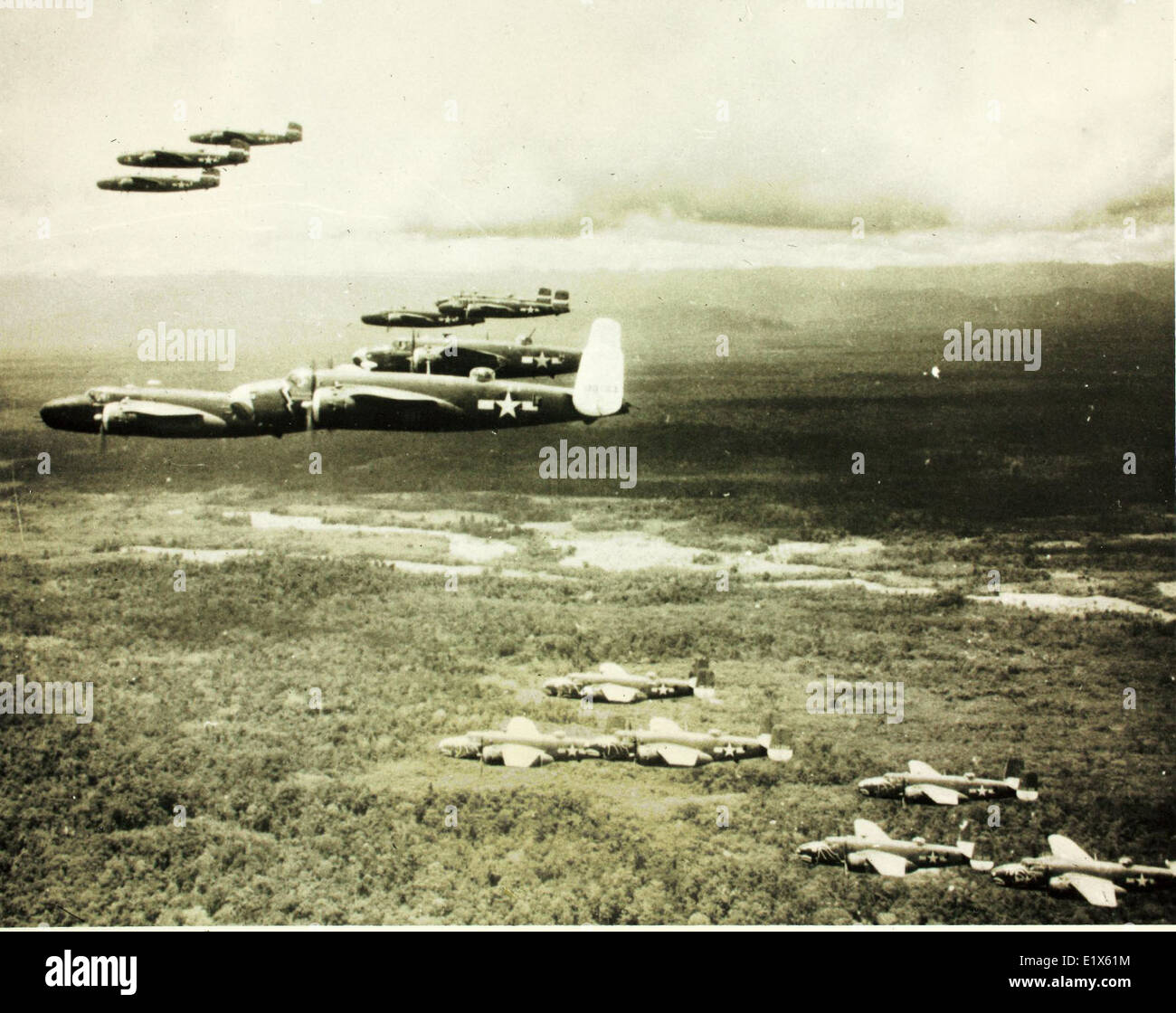 345th Bomb Group North American B-25 Mitchell Stock Photo - Alamy