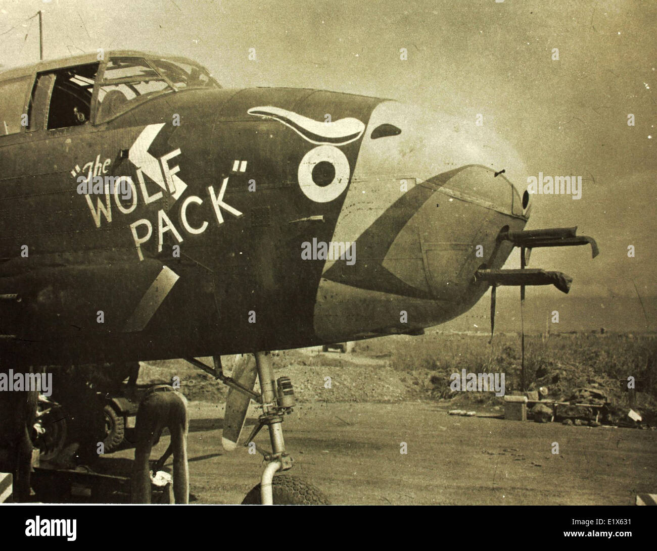 The 345th Bomb Group operated North American B-25 Mitchell bombers ...