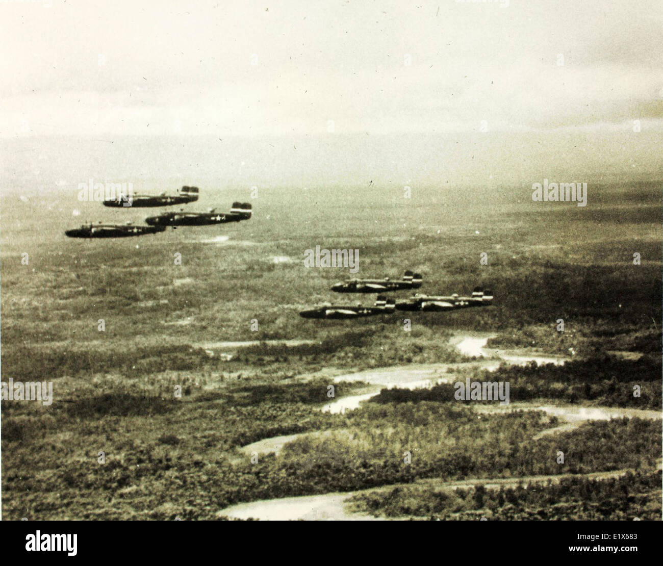 The 345th Bomb Group, operating North American B-25 Mitchell bombers ...