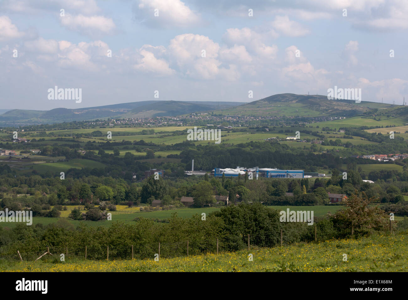 Hollingworthhall from Werneth Low between Hattersley and Woodley near ...