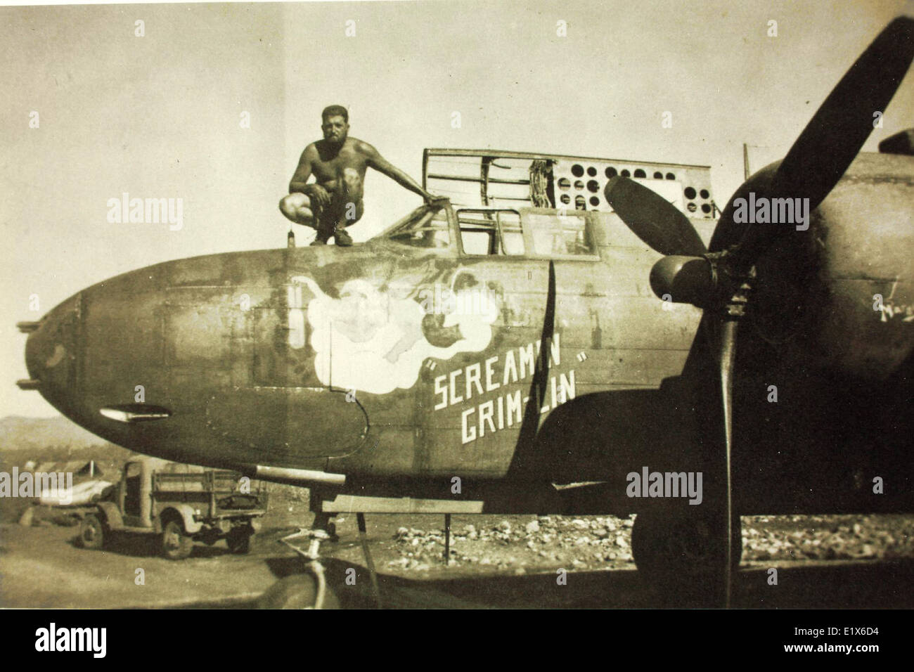 Photograph of the A-20 Havoc, a versatile American bomber used by the ...