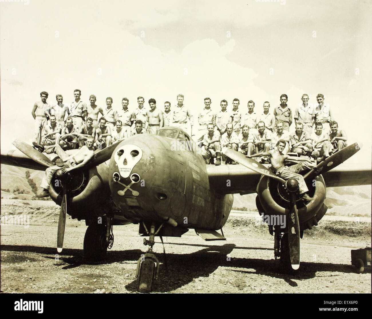 The 388th Bomb Squadron operated the A-20 Havoc during World War II, a ...