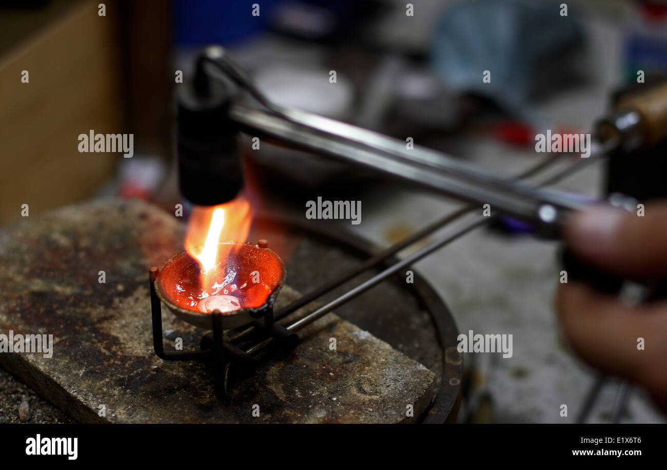 Melting silver hi-res stock photography and images - Alamy