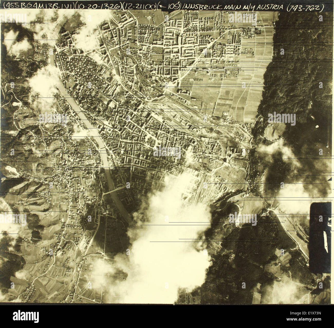 455th Bomb Group Targets Stock Photo - Alamy