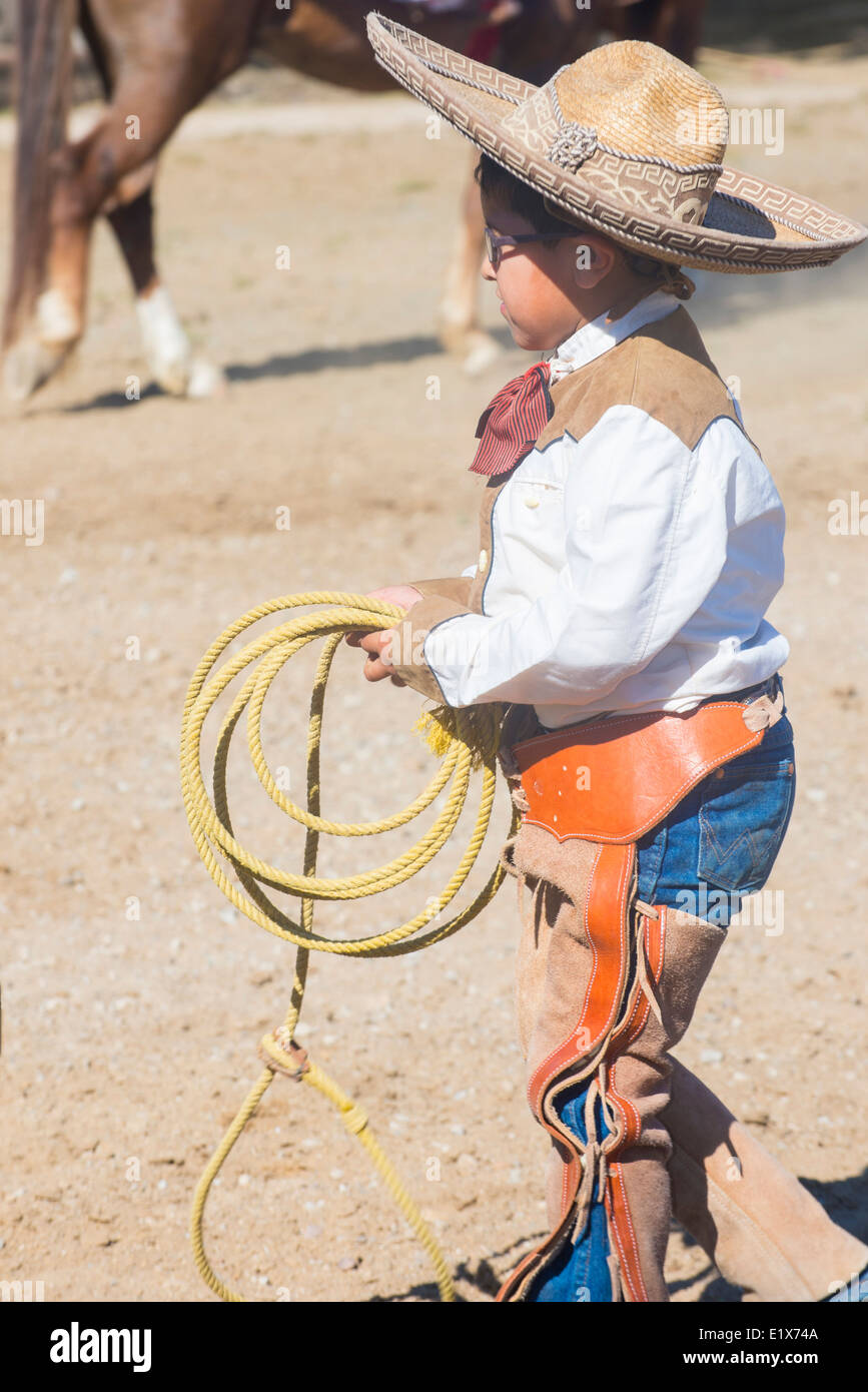 Young Charo perform at the Cinco De Mayo festival in San Diego Stock ...