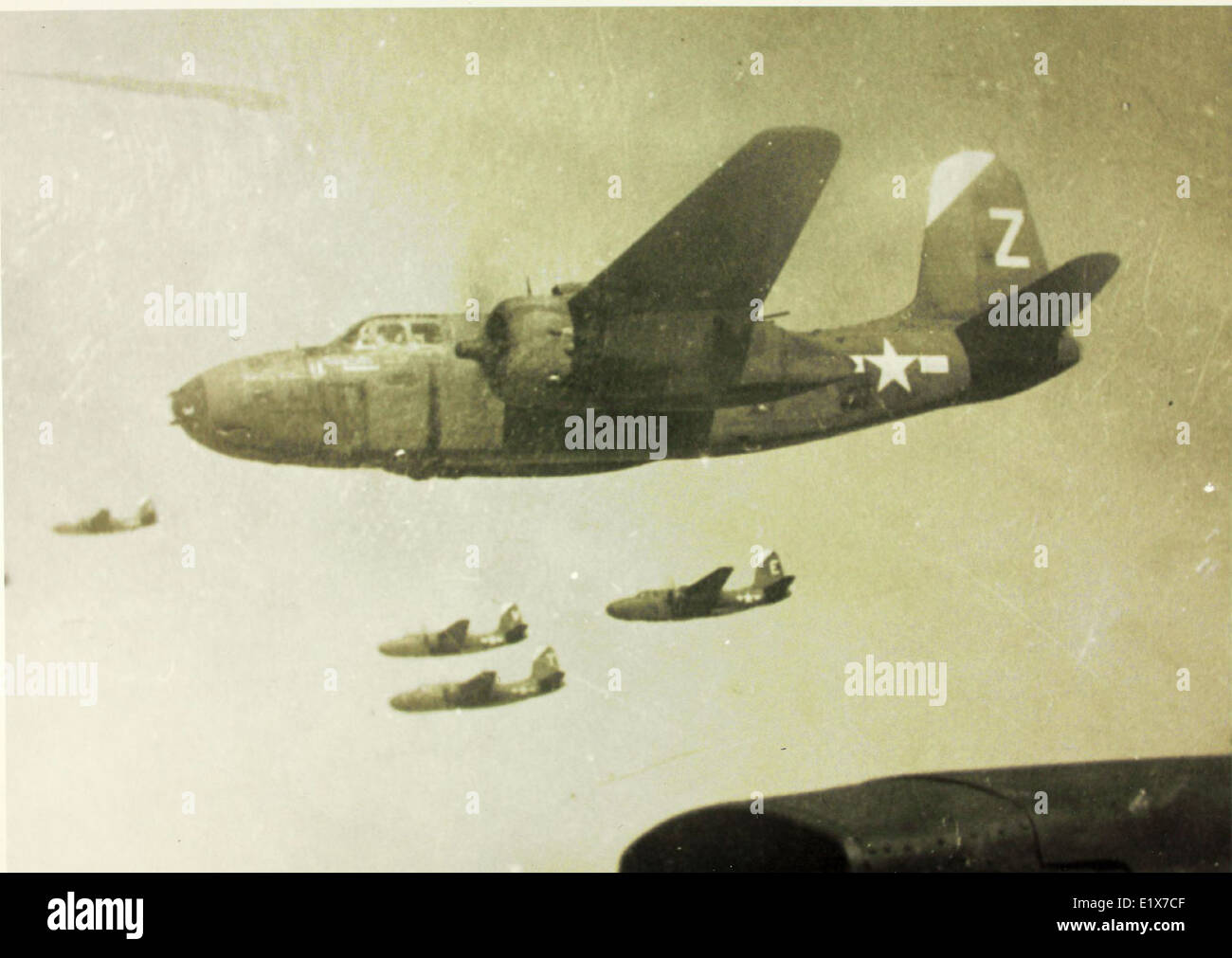 The 417 Bomb Group flew the A-20 Havoc during World War II, conducting ...