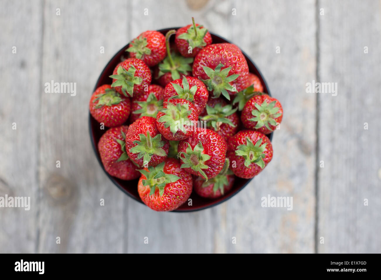 A bowl of Polish strawberries is seen Stock Photo - Alamy