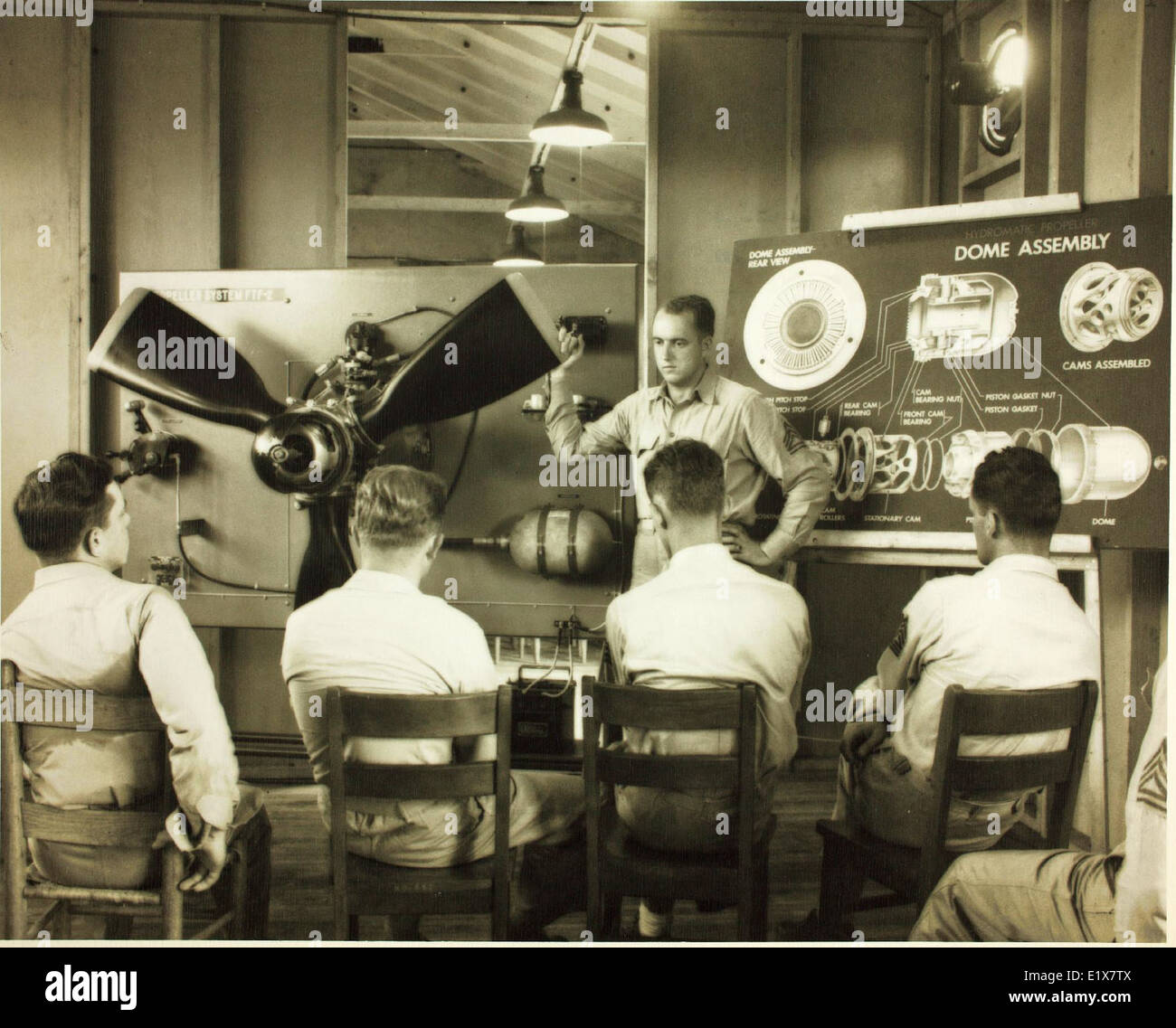 This photo features a World War II squadron, VMP-954, active during ...