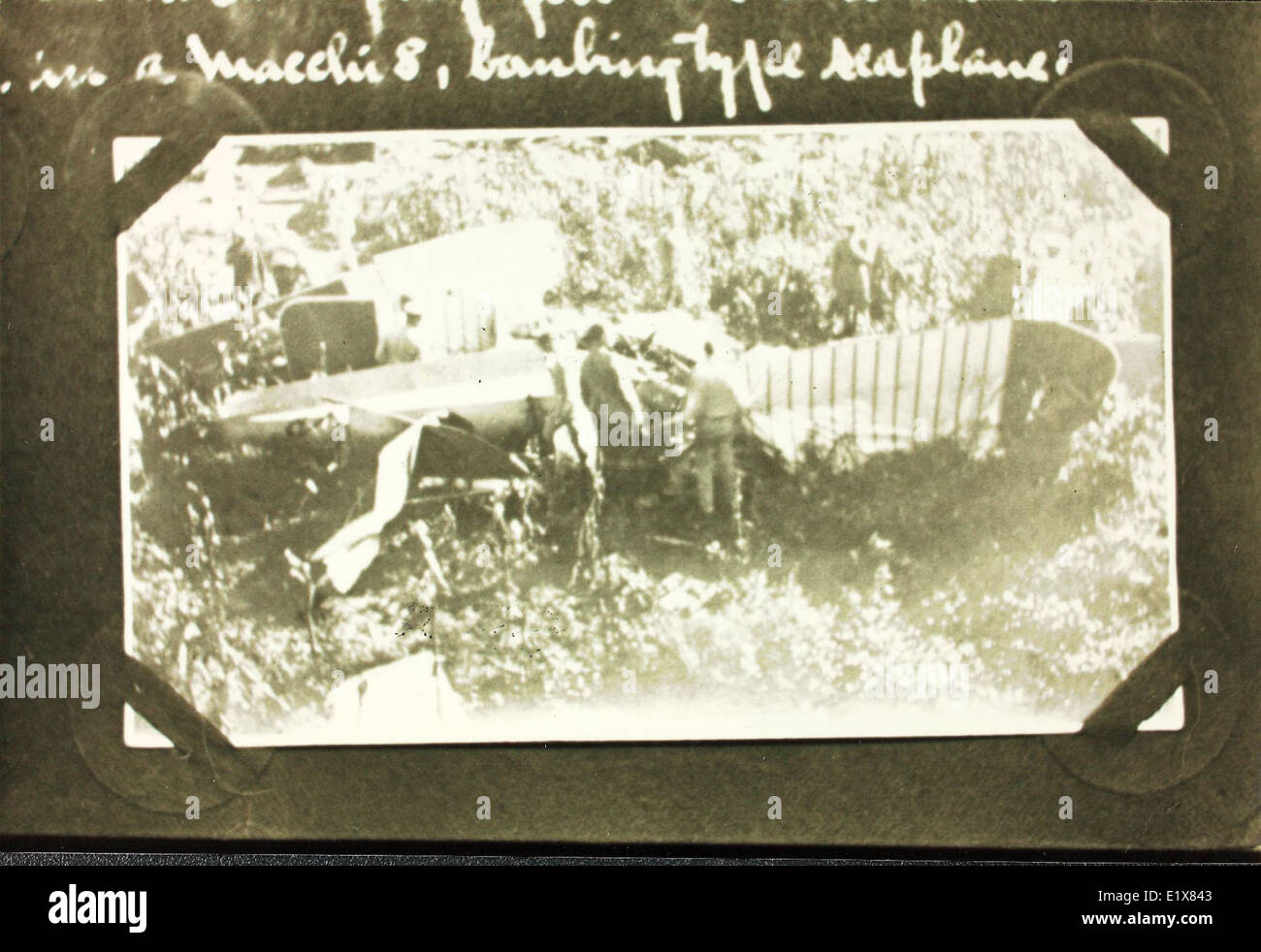 Macchi Seaplane Italian Stock Photo - Alamy