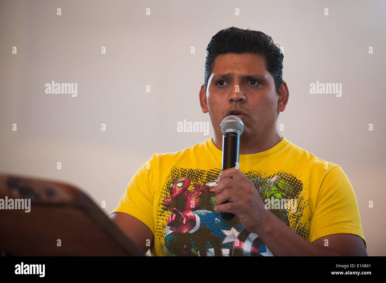 Tucson, Arizona, USA. 10th June, 2014. DANIEL NEYOY RUIZ, a Mexican ...