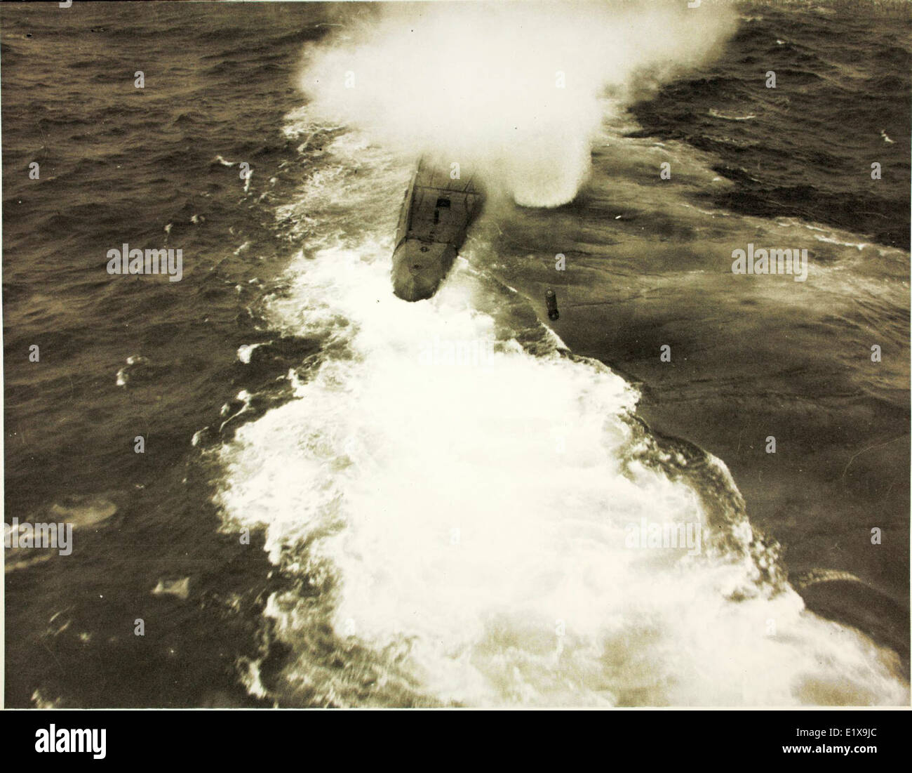 The German U-848, a submarine operating during World War II, was sunk ...