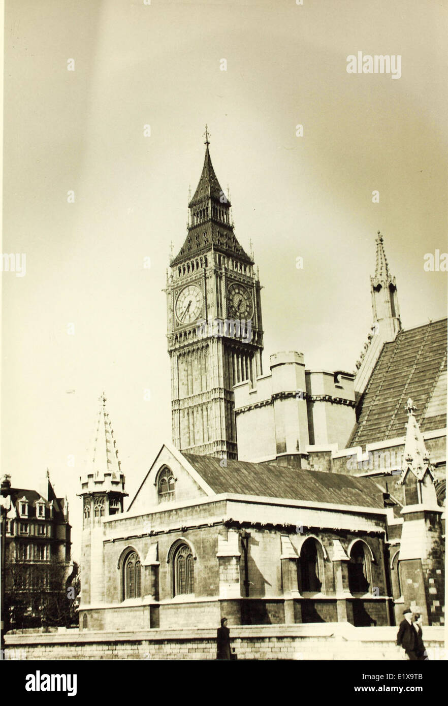 This image shows London during World War II, capturing the city's ...