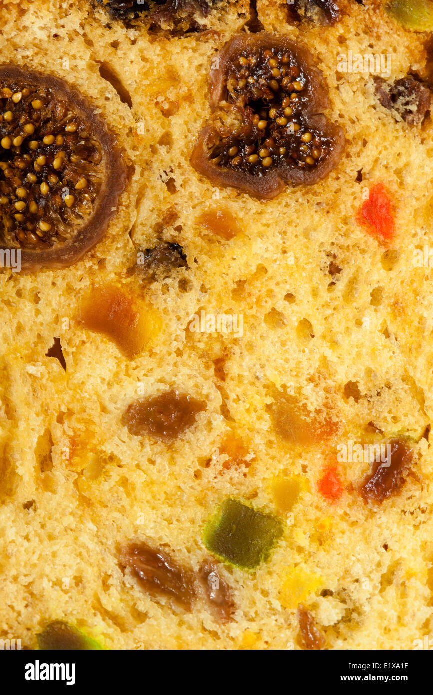 Close up fruit cake stollen as food background Stock Photo - Alamy