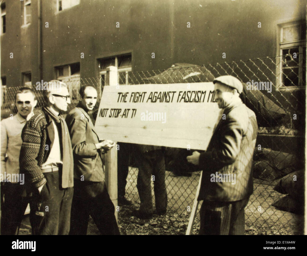 This image depicts scenes related to the Holocaust, one of the darkest ...
