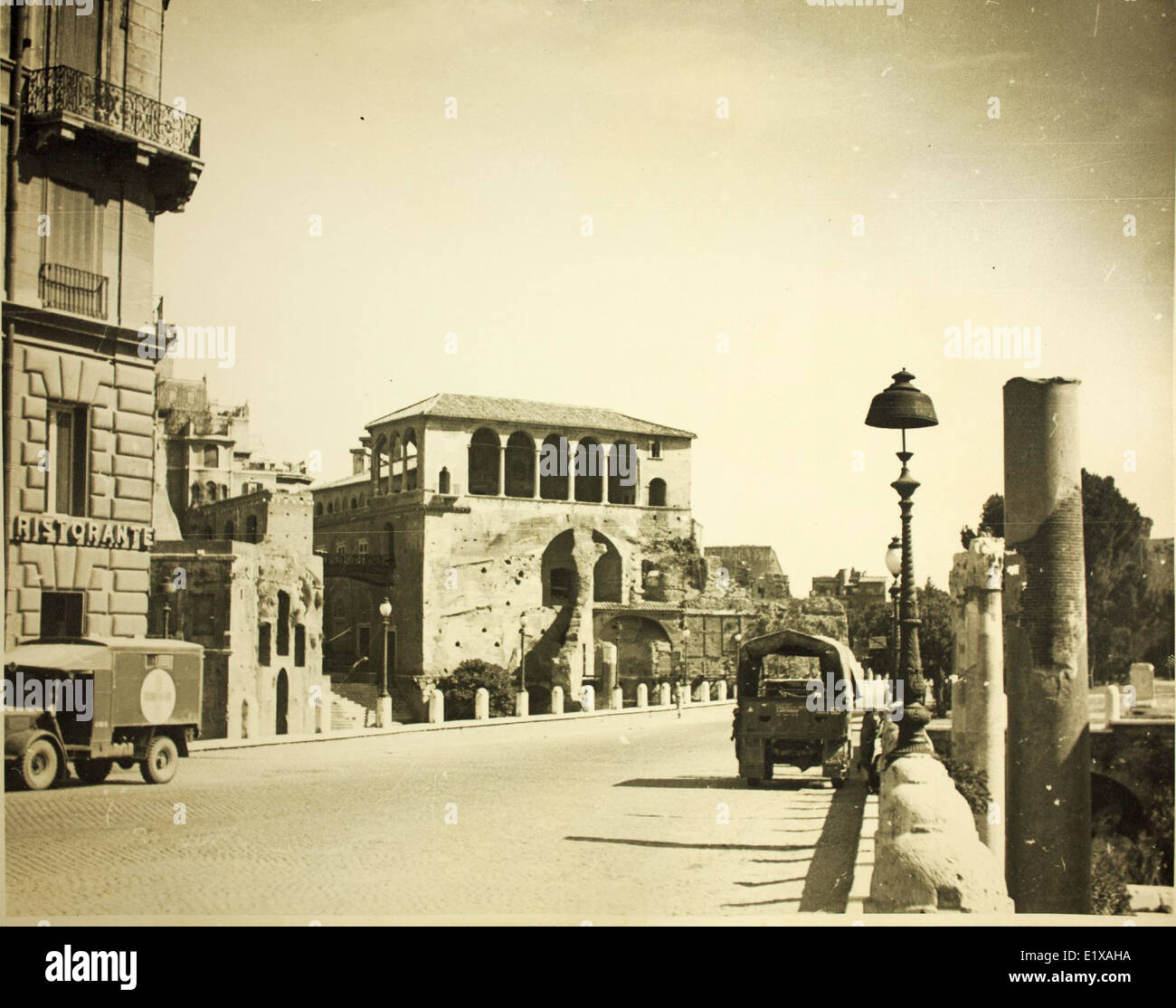 This image captures Italy during the years of World War II ...