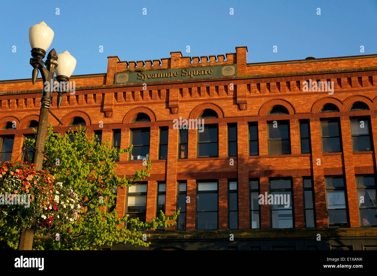 Sycamore Square or Mason block in the Fairhaven Historic District of ...