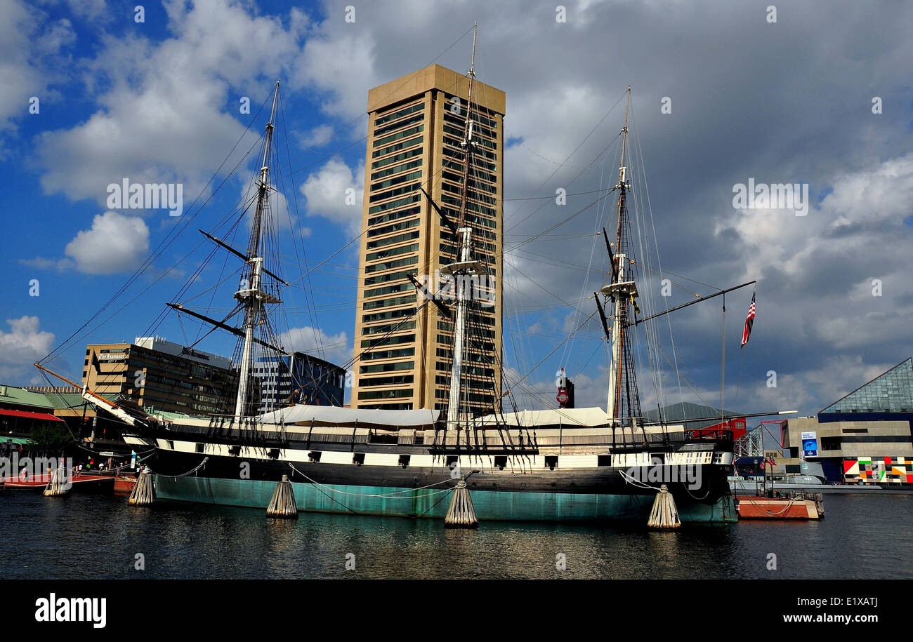 BALTIMORE, MARYLAND: 1853 U. S. S. Constellation Stock Photo - Alamy