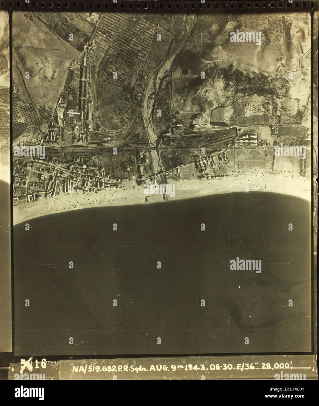 This aerial reconnaissance photo from 1941-1945 captures important ...