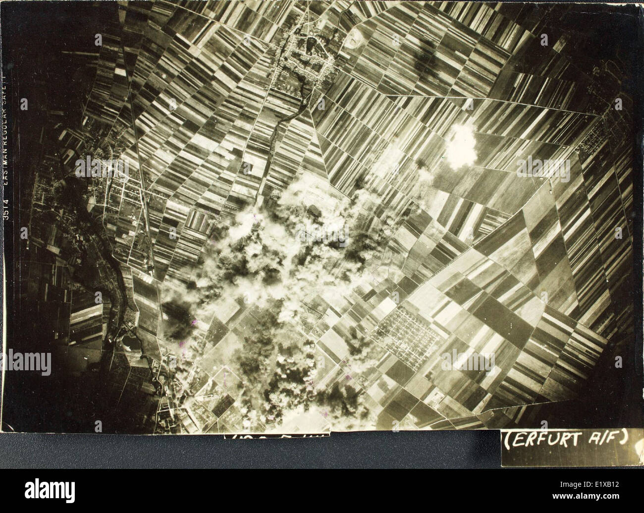 This aerial reconnaissance photo, taken between 1941 and 1945, offers a ...