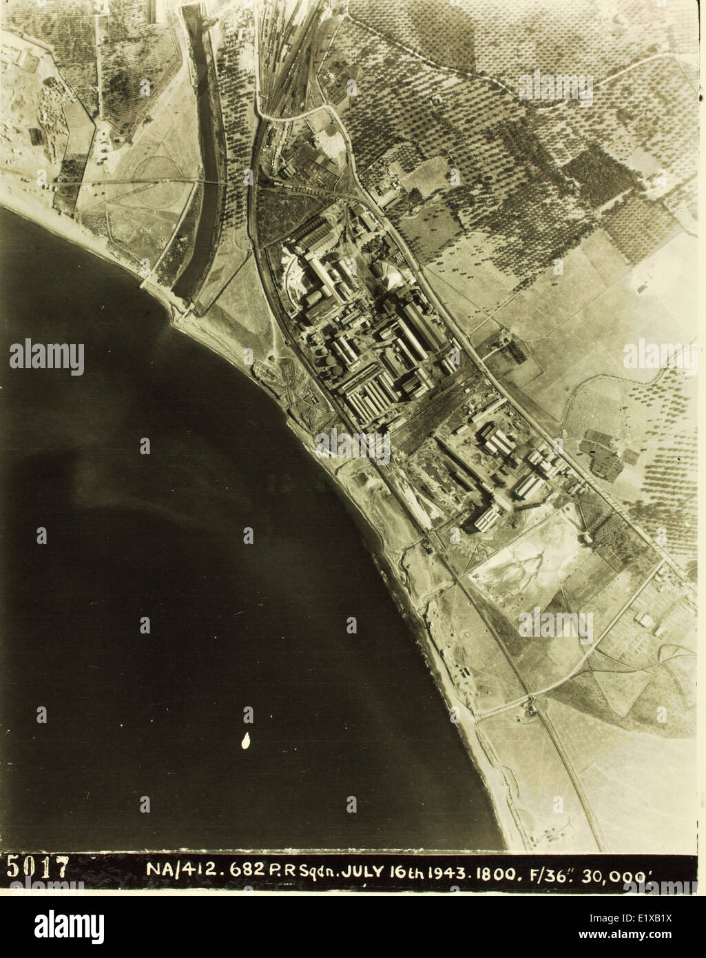 Reconnaissance Photo Aerial View Stock Photo - Alamy