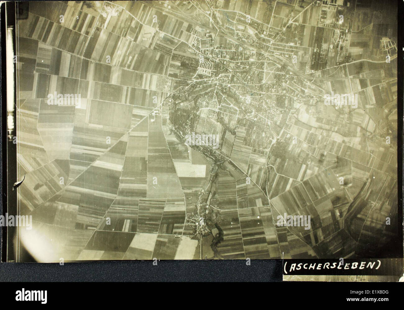 This aerial reconnaissance photo from 1941-1945 captures military ...