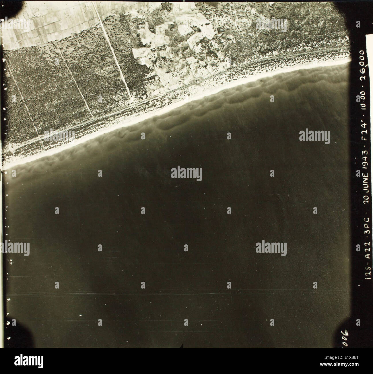 This aerial reconnaissance photo from 1941-1945 provides a detailed ...