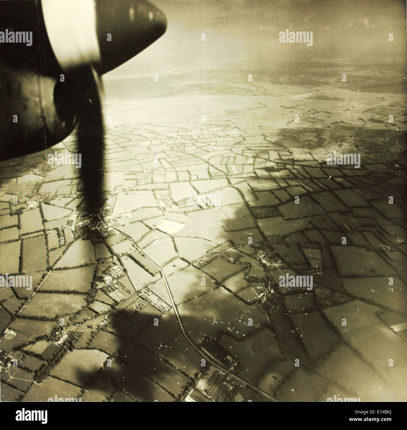 Reconnaissance Photo Aerial View D-Day France from a F-5 Lightining ...