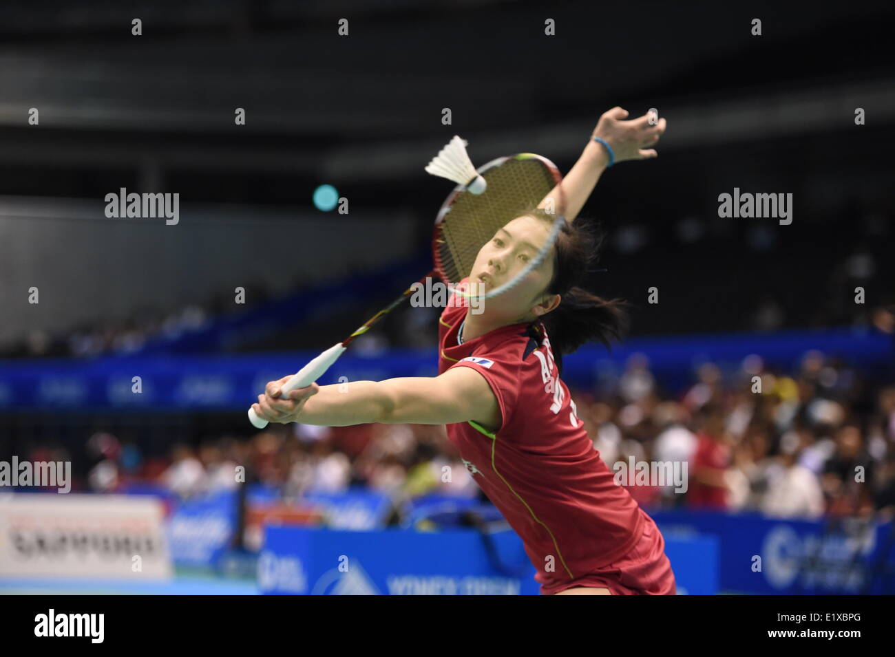 Tokyo, Japan. 10th June, 2014. Aya Ohori (JPN) Badminton : Yonex Open ...