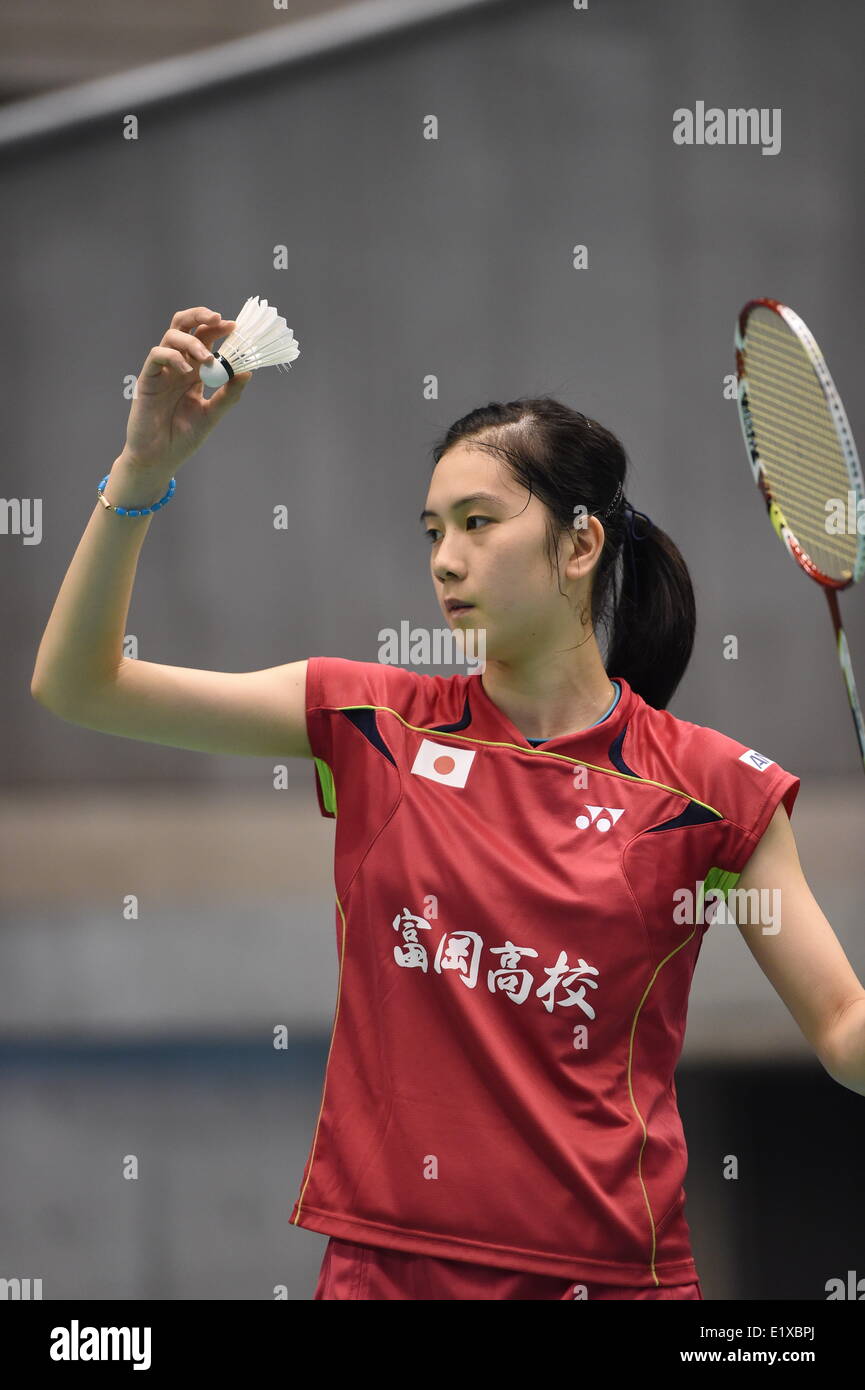 Tokyo, Japan. 10th June, 2014. Aya Ohori (JPN) Badminton : Yonex Open ...